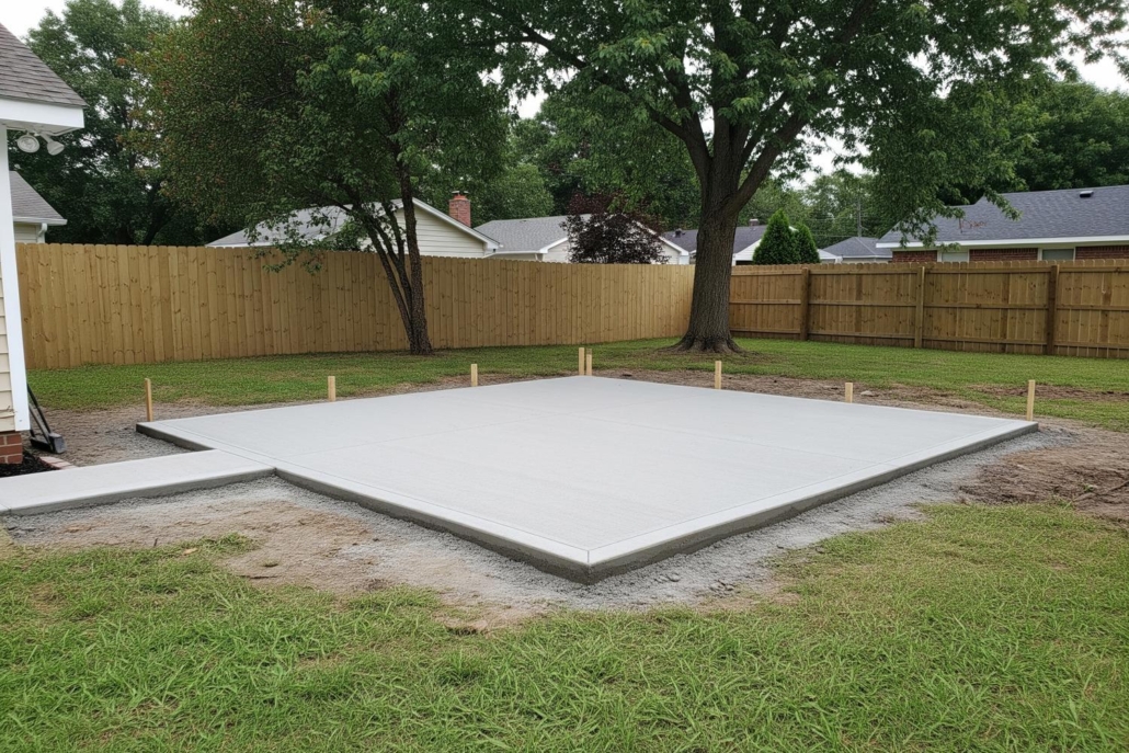 Small Concrete Slab Installation: Sheds, Patios & Utility Pads | J&RS